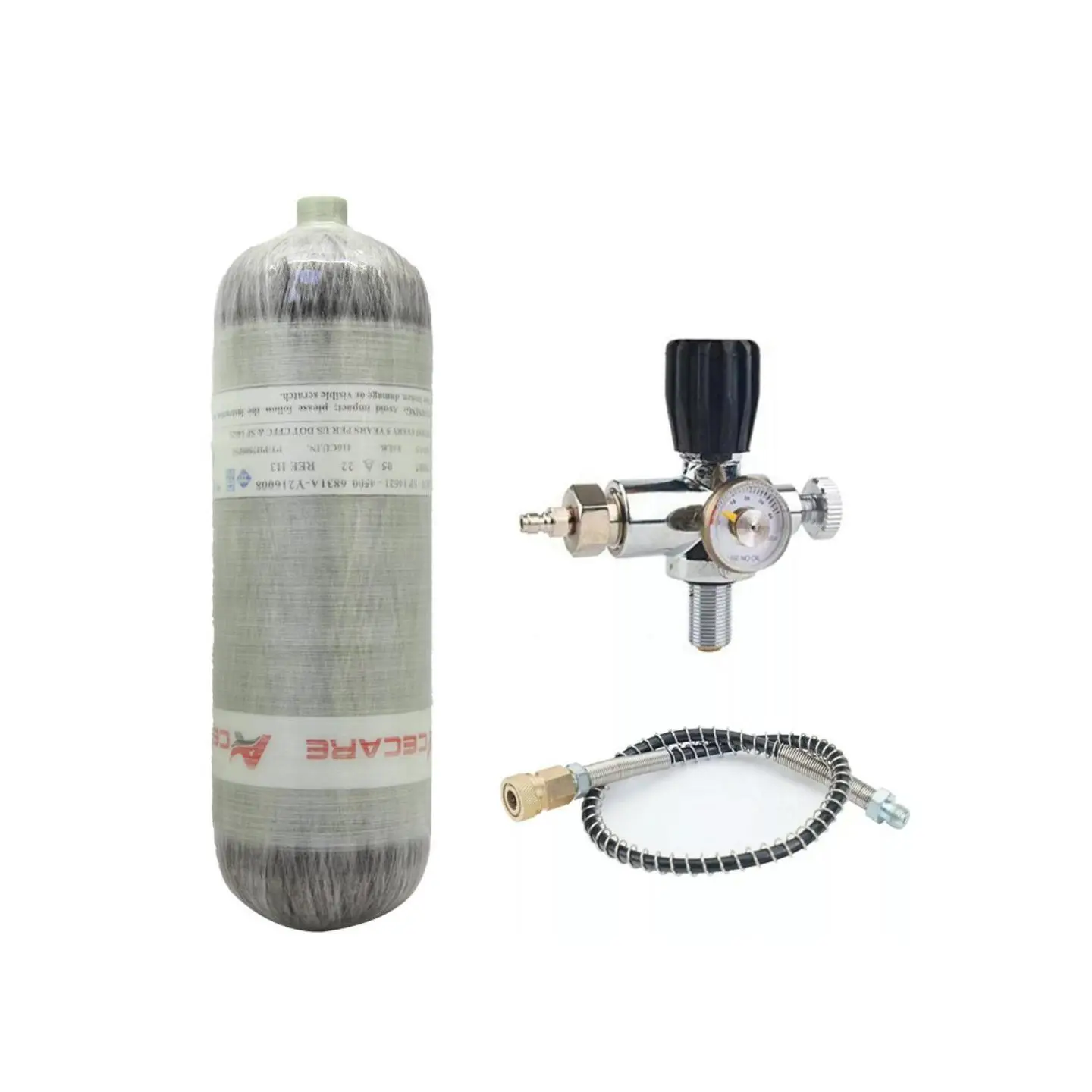 1PCS Wholesale ACECARE DOT certified 6.8L 415CI 300Bar PCP SCUBA Tank ...