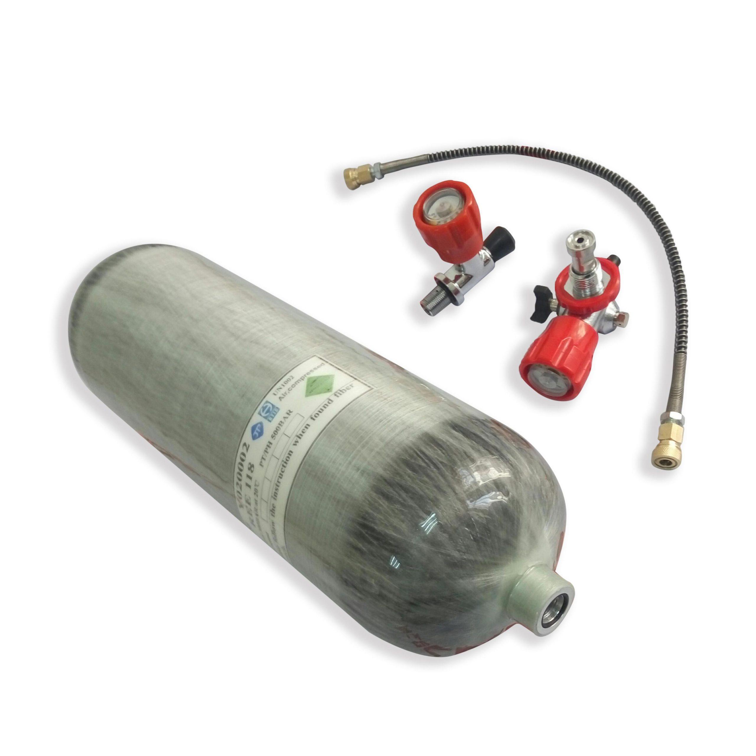 4500Psi 65CF DOT Carbon Fiber Gas Cylinder With Valve And Filling ...