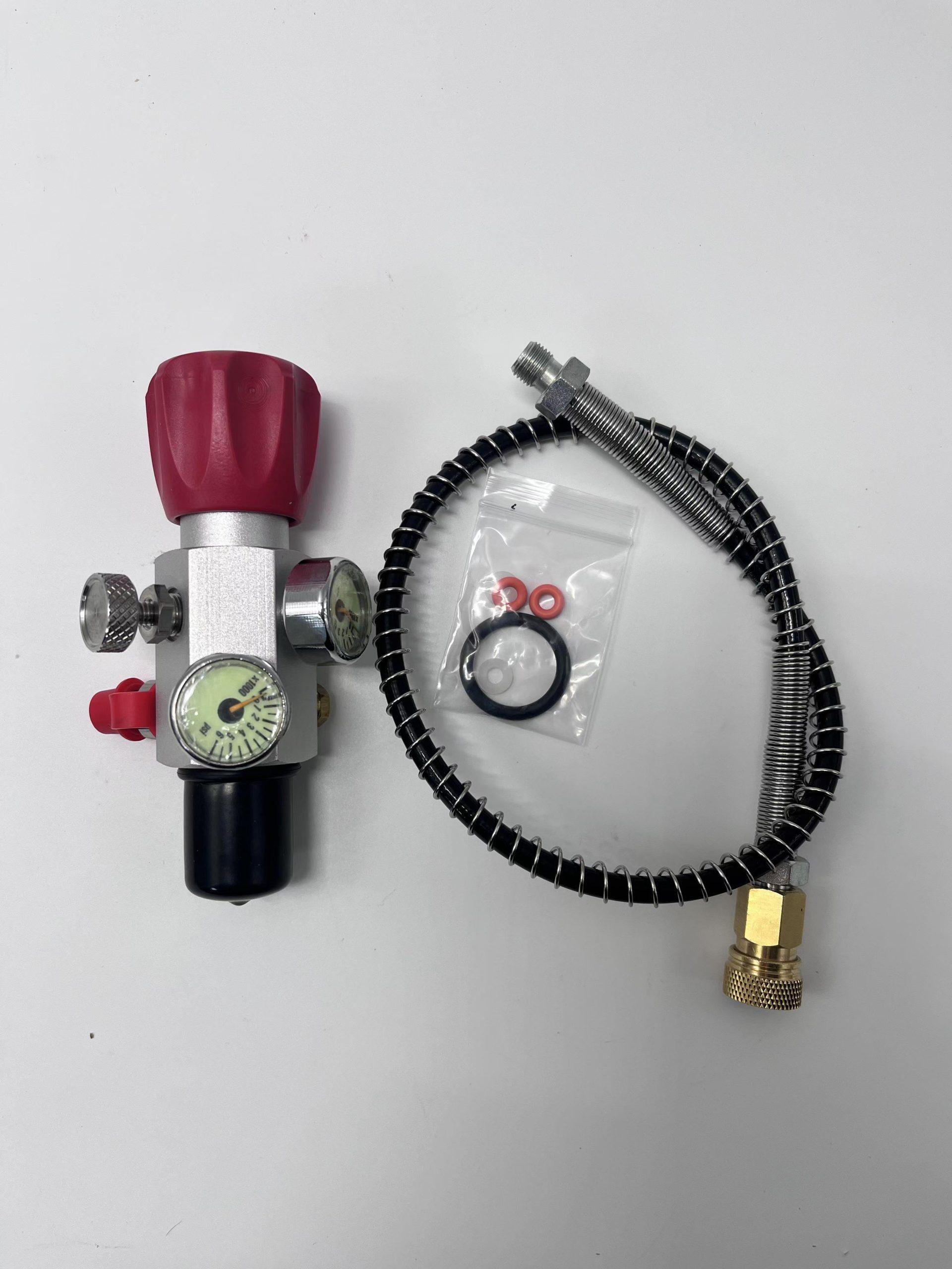 Big valve with gauge Carbon Fiber Bottle Valve