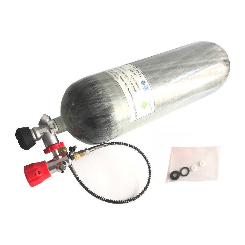 Acecare PCP Paintball Tank 9L 4500Psi DOT Hpa Tank Compressd Air Tank ...