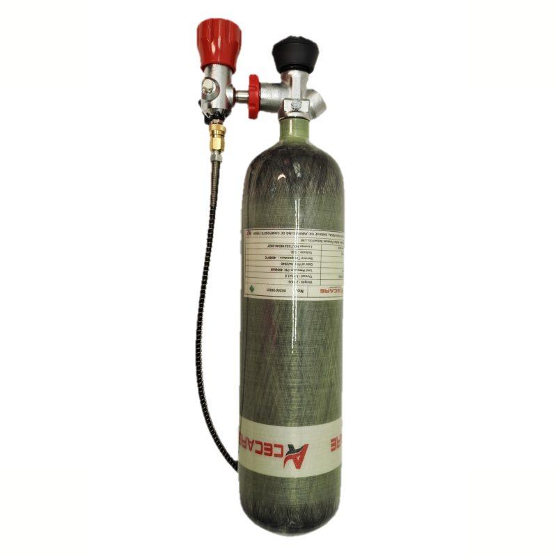 3L CE Carbon Fiber Diving Tank 4500psi Pcp Paintball Gas Cylinder With ...